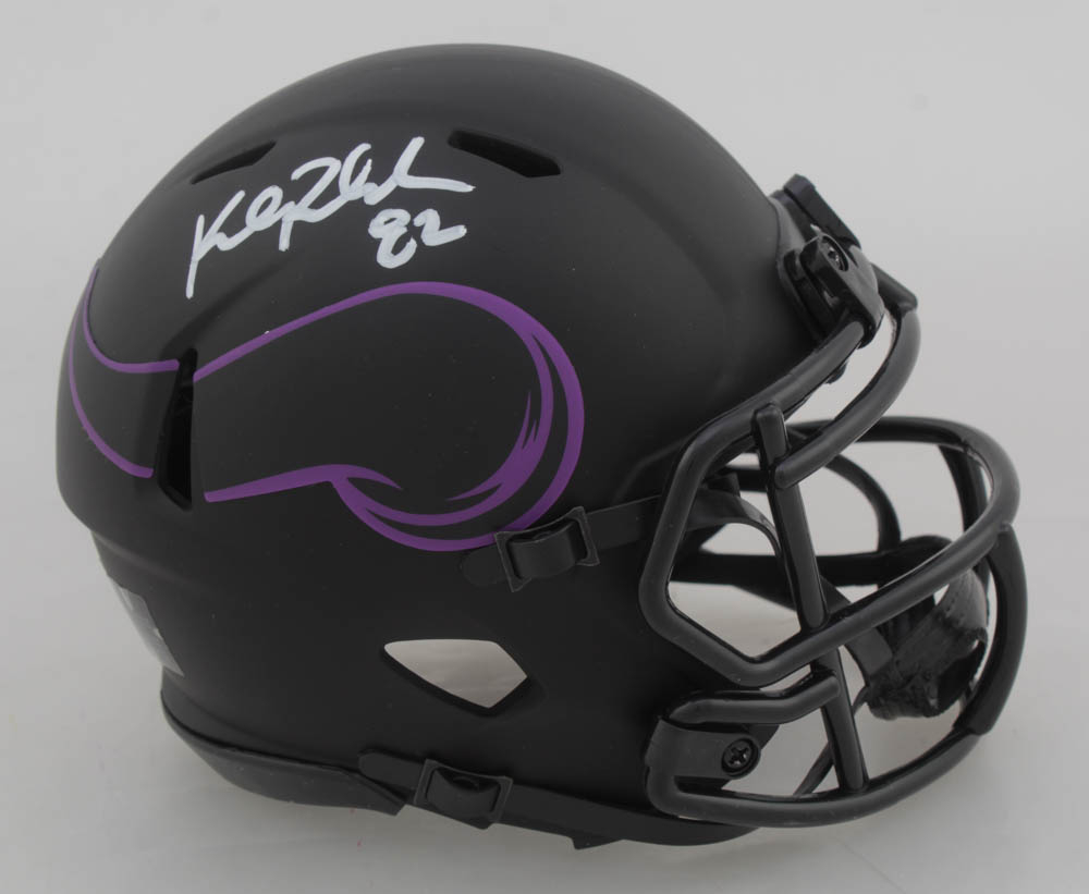 Kyle Rudolph Signed Vikings Eclipse Alternate Speed Mini Helmet ...