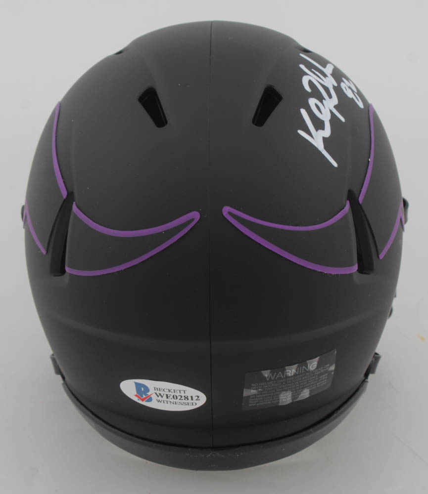 Kyle Rudolph Signed Vikings Eclipse Alternate Speed Mini Helmet ...