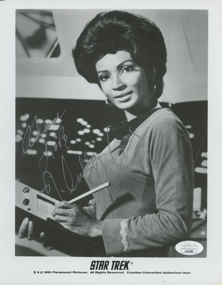 Nichelle Nichols Signed "Star Trek: The Original Series" 8x10 Photo ...