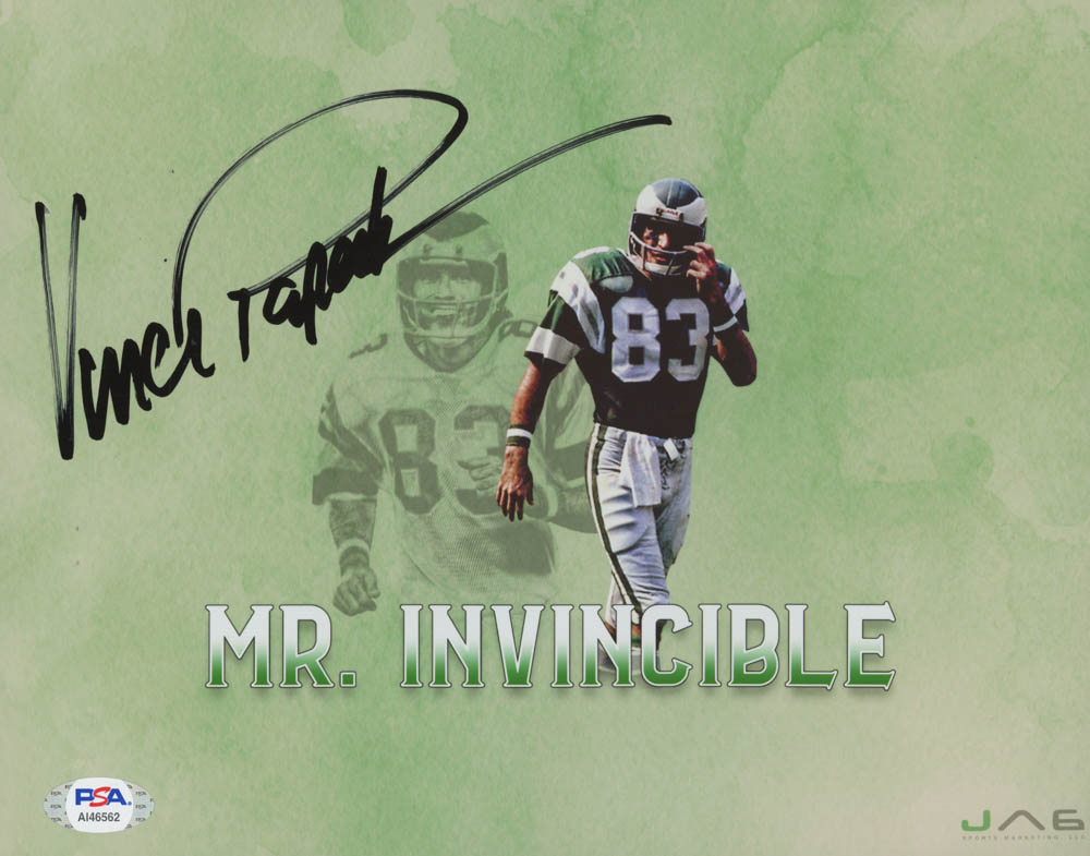 Vince Papale Signed Eagles 8x10 Photo (PSA COA) | Pristine Auction