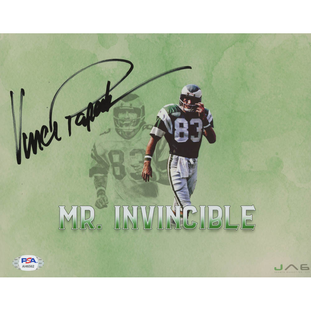 Vince Papale Signed Eagles 8x10 Photo (PSA COA) | Pristine Auction