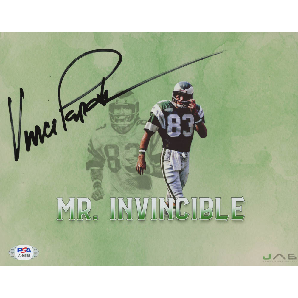 Vince Papale Signed Eagles 8x10 Photo (PSA COA) | Pristine Auction