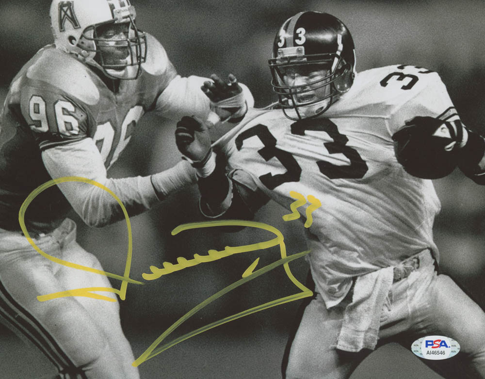 Merril Hoge Signed Steelers 8x10 Photo (PSA COA) | Pristine Auction