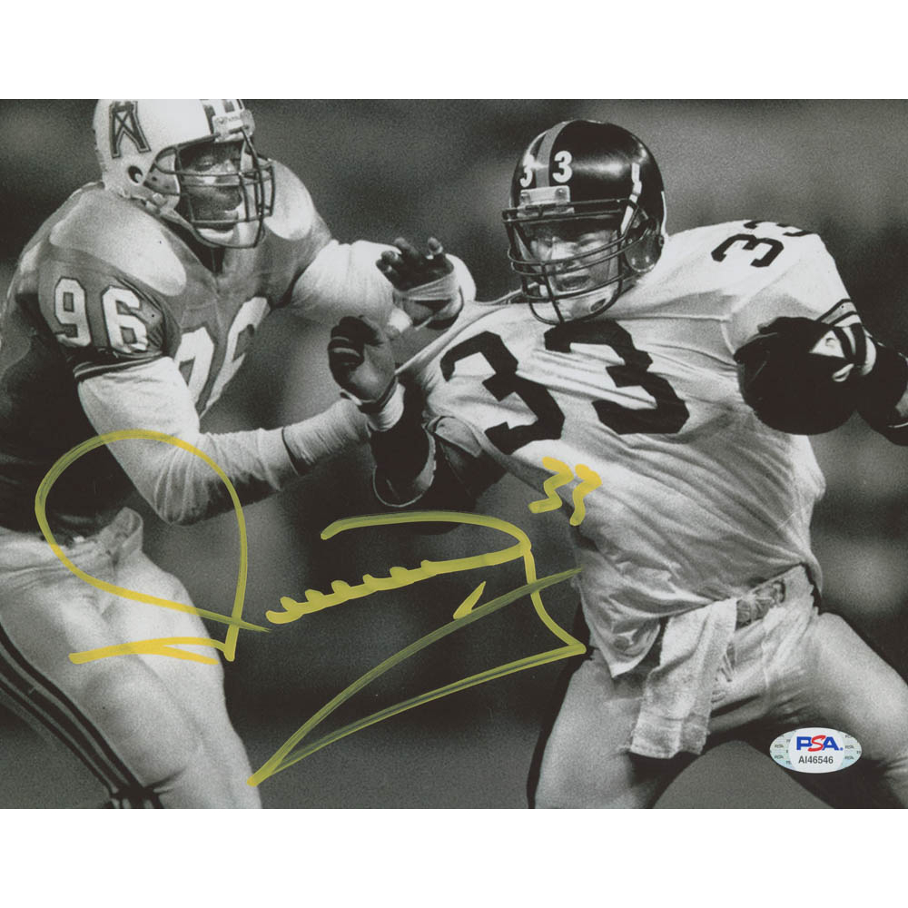 Merril Hoge Signed Steelers 8x10 Photo (PSA COA) | Pristine Auction