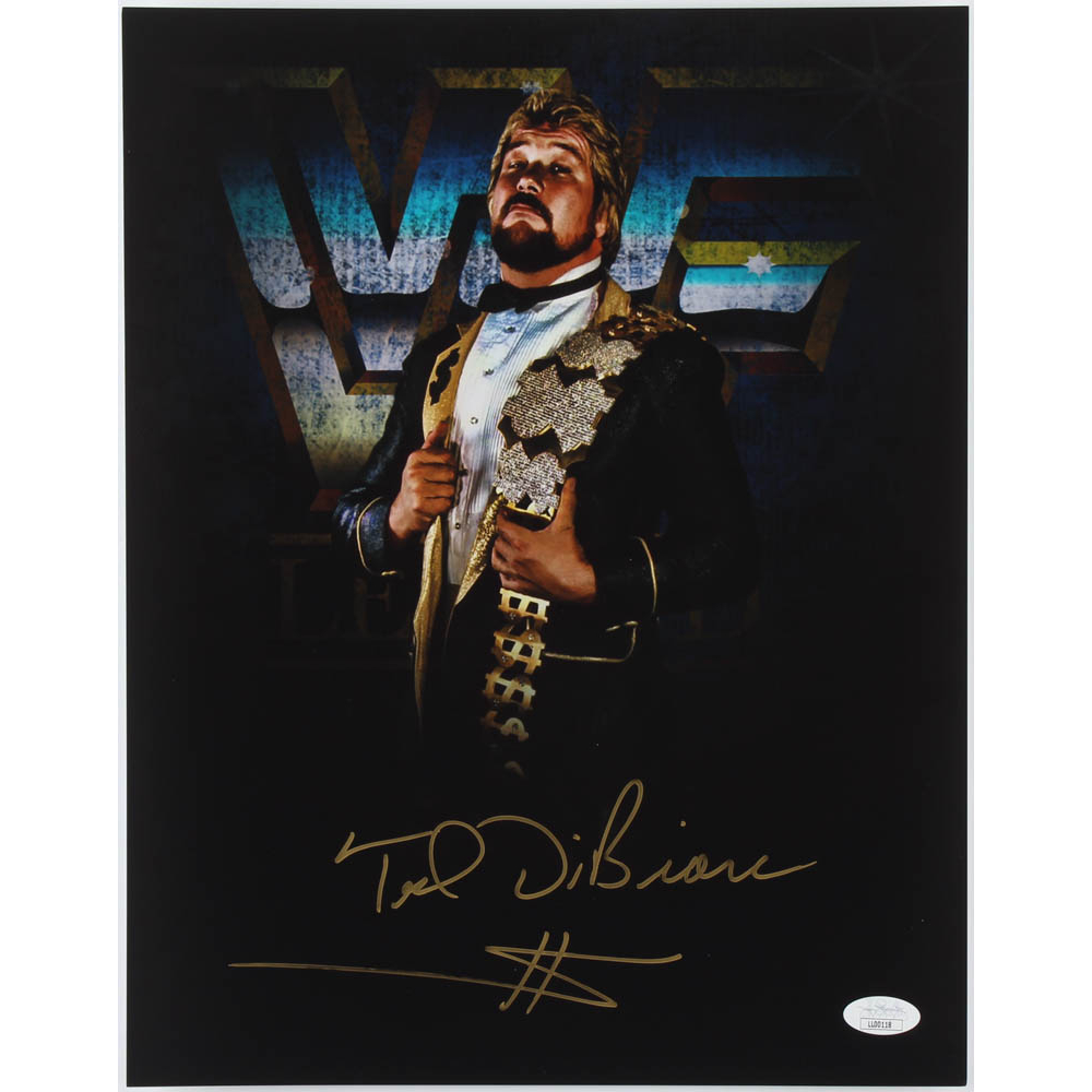 Ted DiBiase Signed WWE 11x14 Photo Inscribed "$" (JSA COA) | Pristine ...