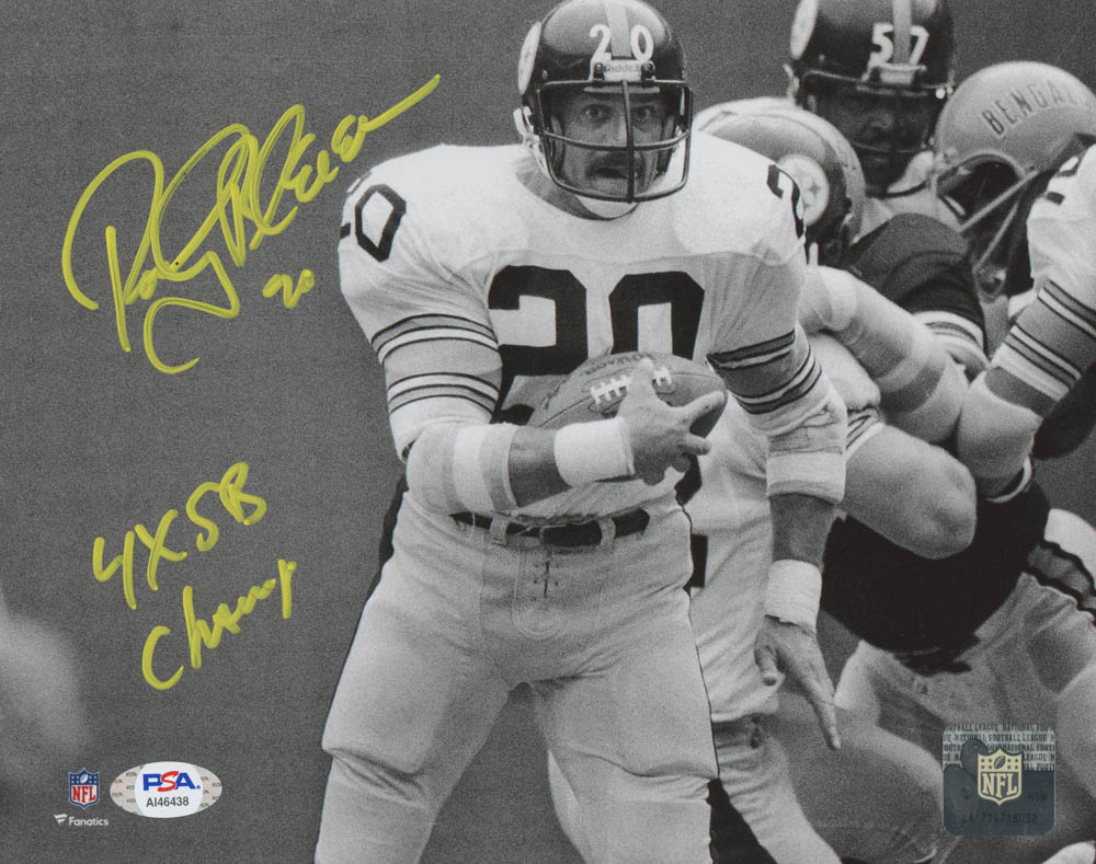 Rocky Bleier Signed Steelers 8x10 Photo Inscribed "4x SB Champ" (PSA ...