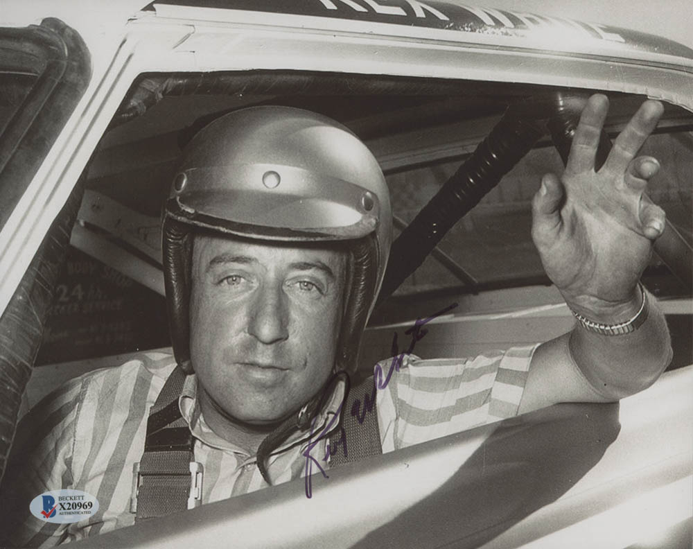 Rex White Signed NASCAR 8x10 Photo (Beckett COA) | Pristine Auction