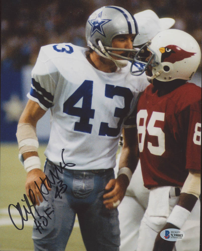 Cliff Harris Signed Cowboys 8x10 Photo Inscribed "HOF 93" (Beckett COA ...