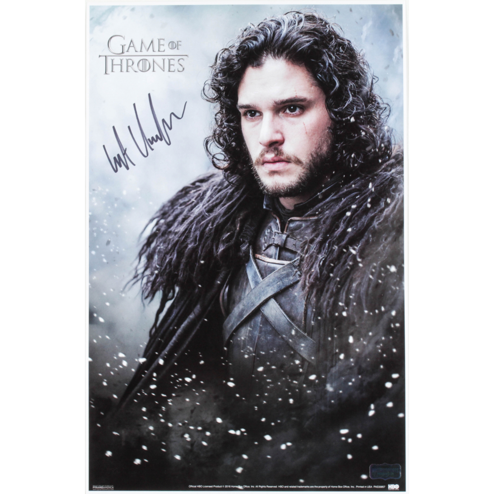 Kit Harington Signed "Game of Thrones" 11x17 Photo (Radtke) | Pristine ...