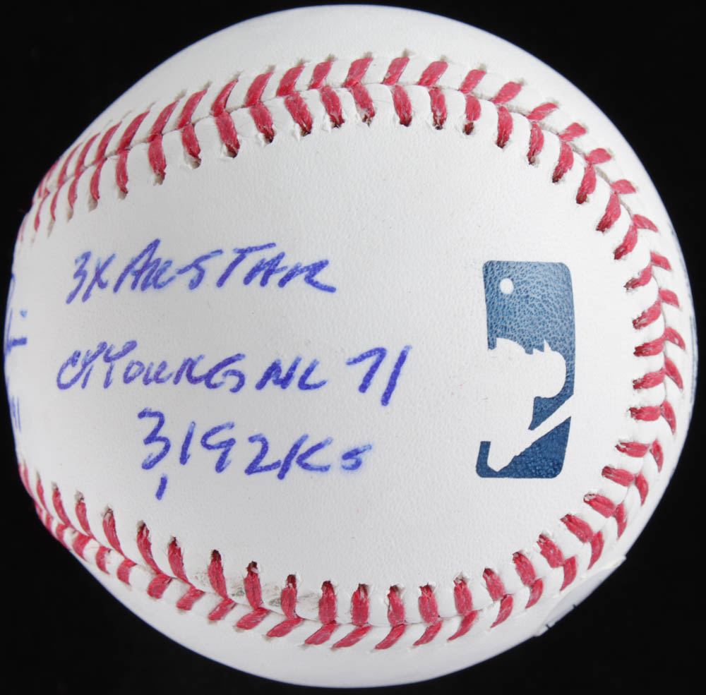 Ferguson Jenkins Signed OML Baseball with Multiple Inscriptions (JSA ...