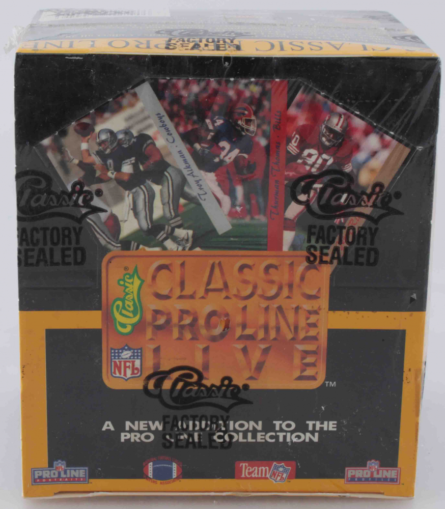 1993 Classic Proline Live Football Box with (36) Packs | Pristine Auction