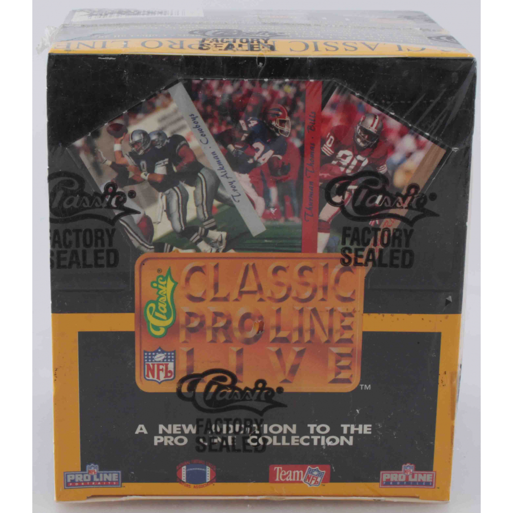 1993 Classic Proline Live Football Box with (36) Packs | Pristine Auction