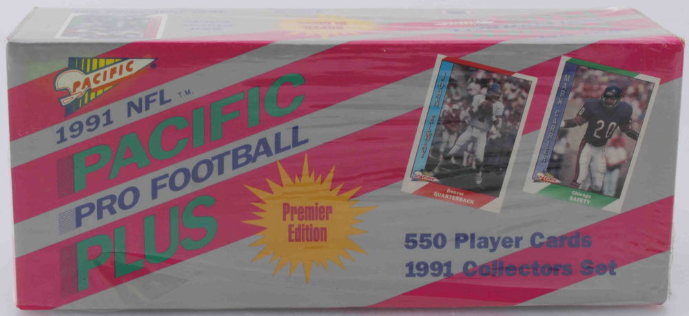1991 NFL Pacific Pro Plus Premier Edition Complete Set of (550 ...
