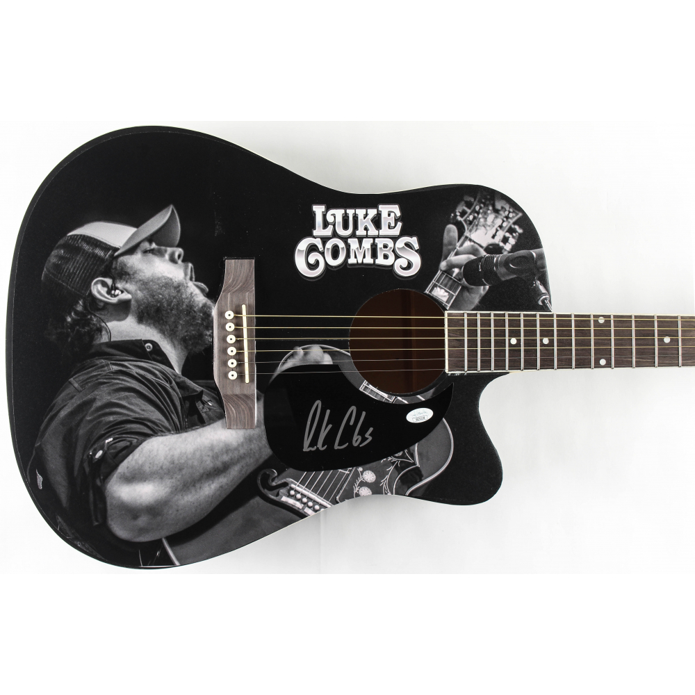Luke Combs Signed Full-Size Acoustic Guitar (JSA COA) | Pristine Auction