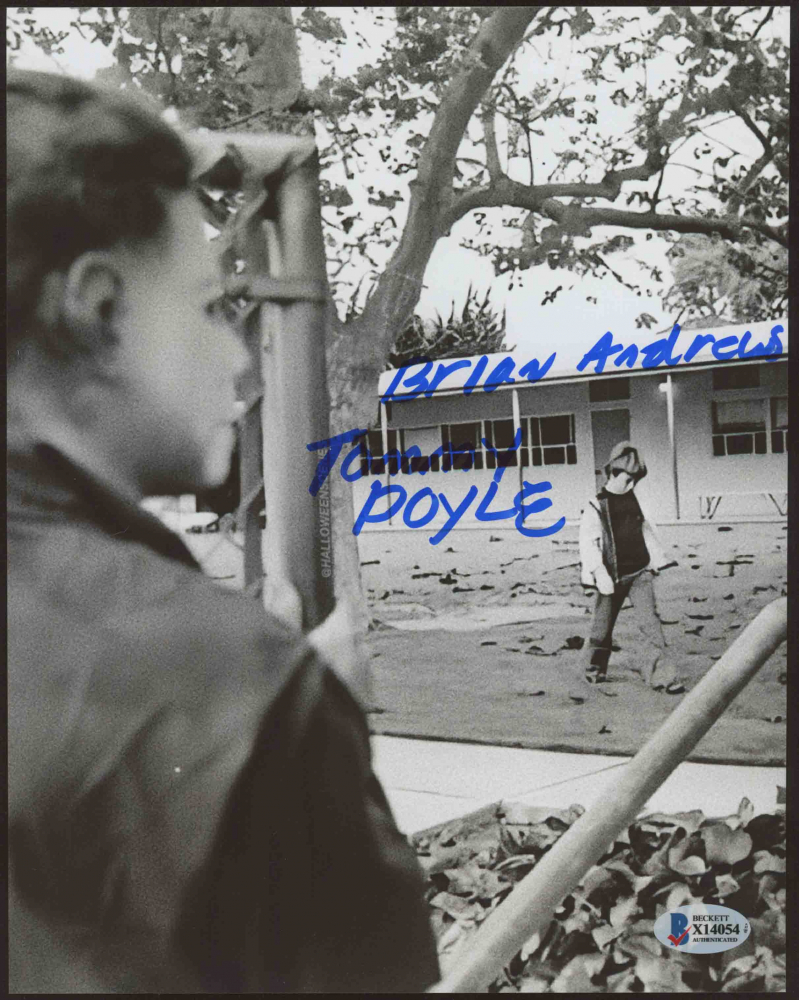 Brian Andrews Signed "Halloween" 8x10 Photo Inscribed "Tommy Doyle ...