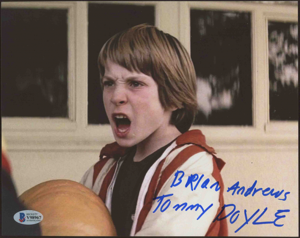Brian Andrews Signed "Halloween" 8x10 Photo Inscribed "Tommy Doyle ...