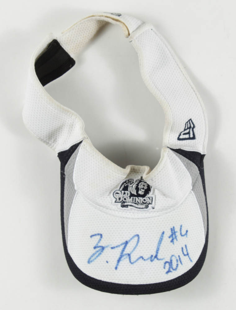Zach Pascal Signed Old Dominion Monarchs Game-Used New Era Visor ...