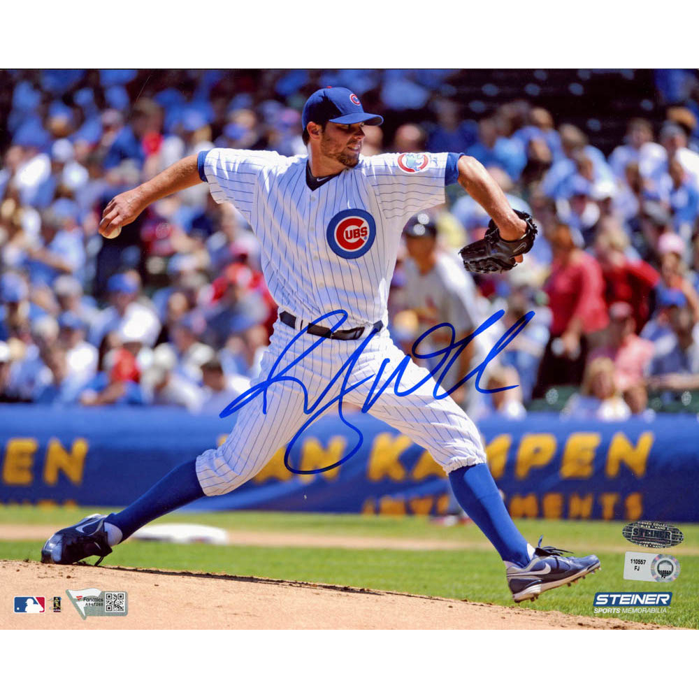 Randy Wells Signed Cubs 8x10 Photo (MLB Hologram, Fanatics Hologram ...