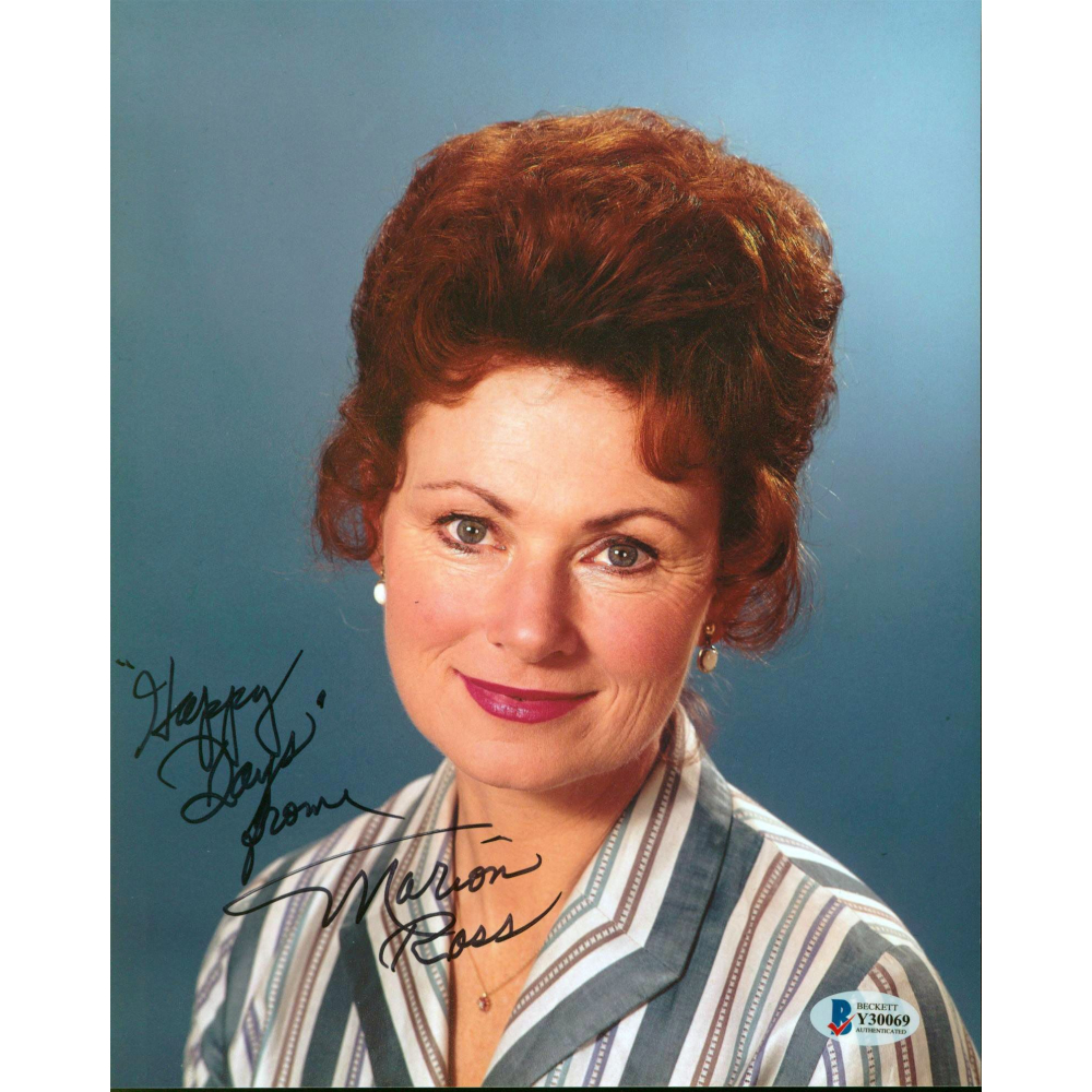 Marion Ross Signed "Happy Days" 8x10 Photo Inscribed "Happy Days, From ...