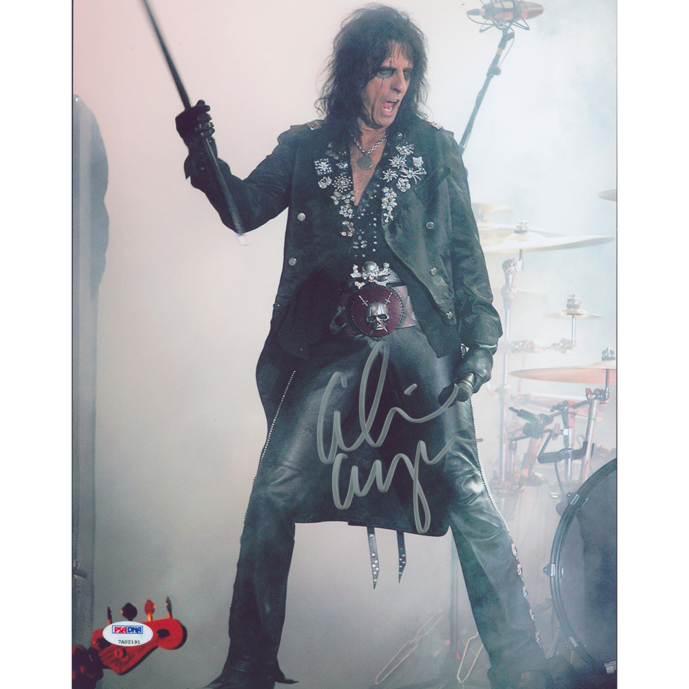 Alice Cooper Signed 11x14 Photo (PSA) | Pristine Auction