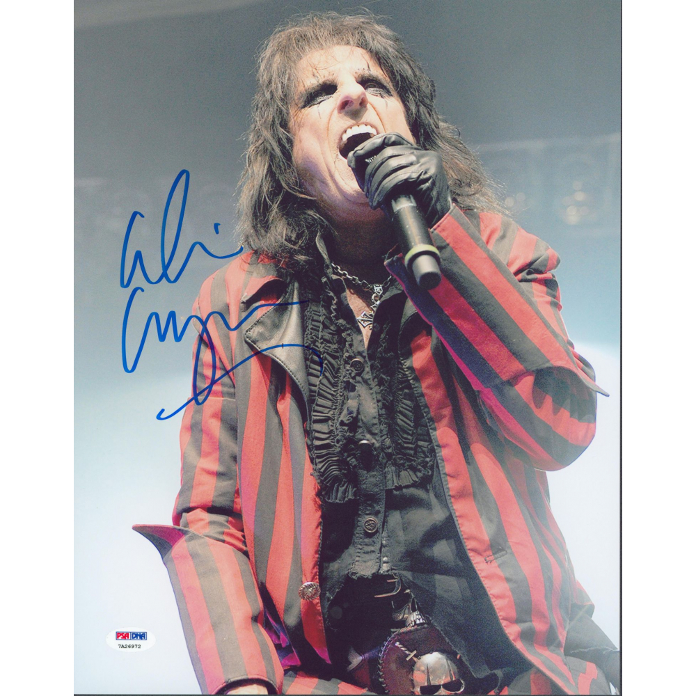 Alice Cooper Signed 11x14 Photo (PSA) | Pristine Auction