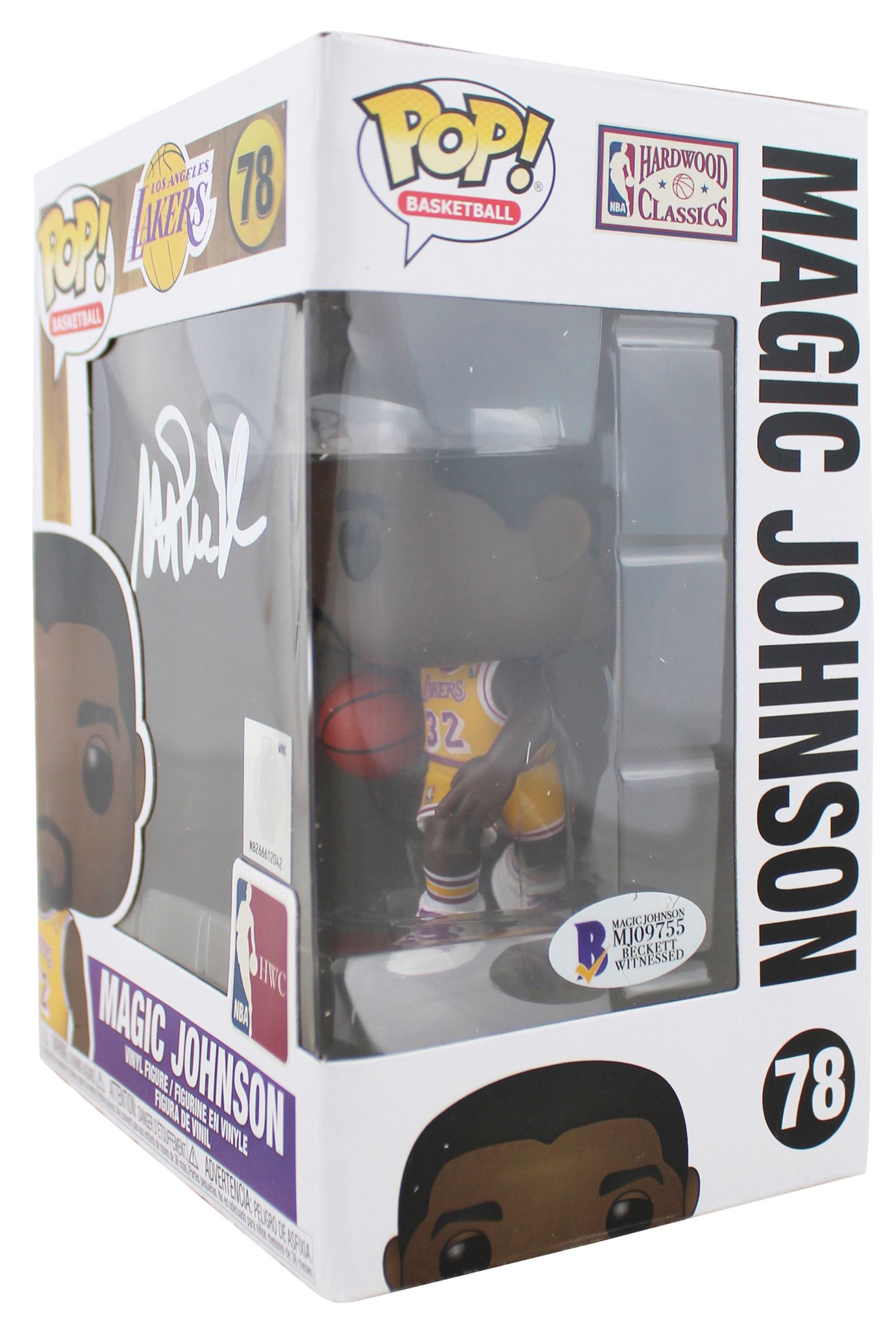 Magic Johnson Signed Lakers #78 Funko Pop! Vinyl Figure (Beckett ...