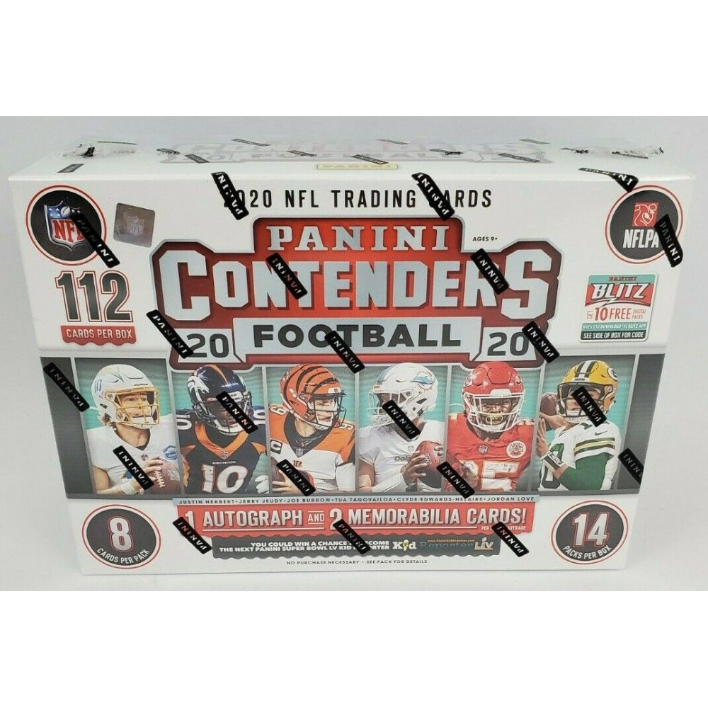 2020 Contenders NFL Football Mega Box with (14) Packs | Pristine Auction