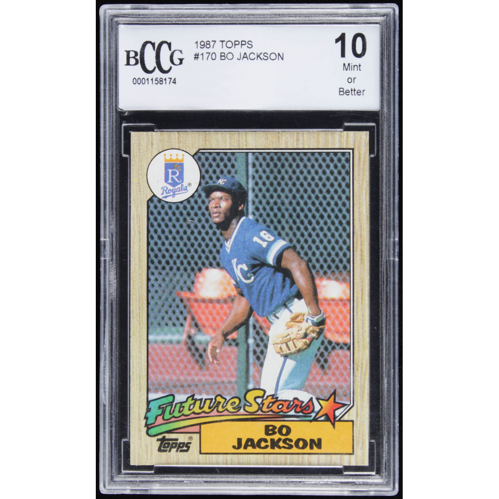 Bo Jackson 1987 Topps #170 RC (BCCG 10) | Pristine Auction