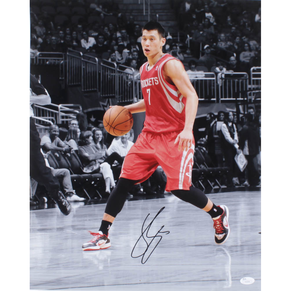 Jeremy Lin Signed Rockets 16x20 Photo (JSA COA) | Pristine Auction