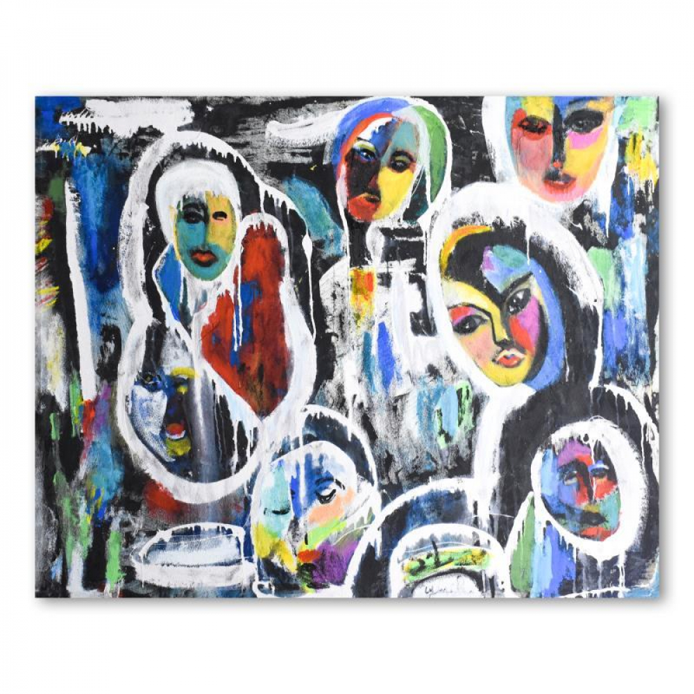 Jenik Cook Signed 67x52 Original Acrylic Painting on Canvas | Pristine ...