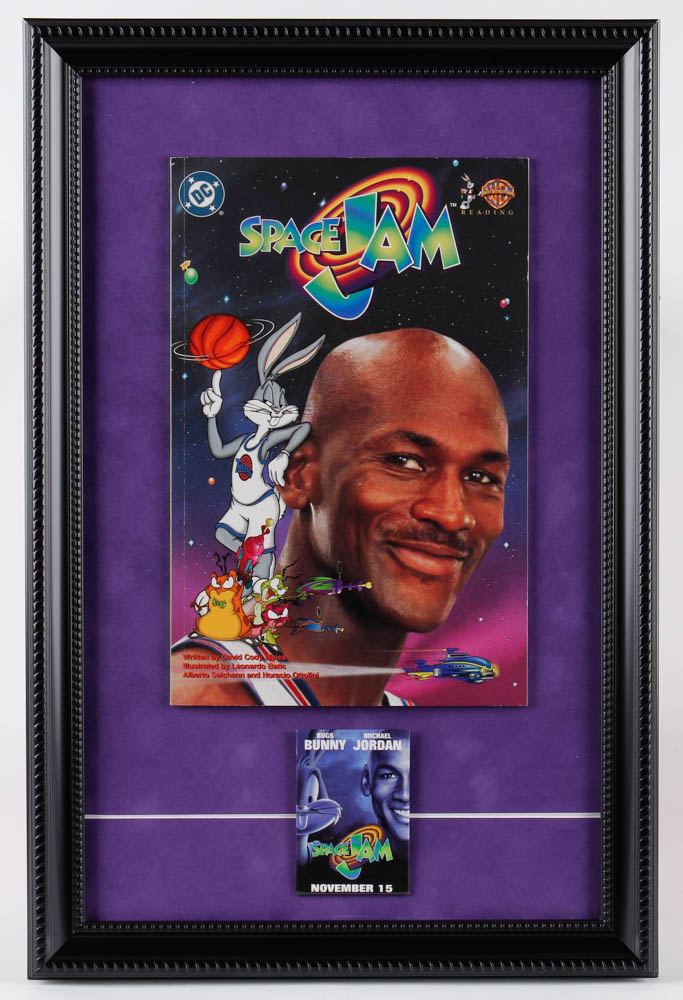 1996 "Space Jam" Issue #1 DC 12x18 Custom Framed Comic Book Display ...