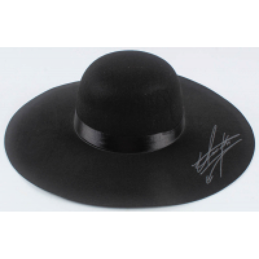 The Undertaker Signed Wide Brim Open Crown Hat (JSA COA) | Pristine Auction