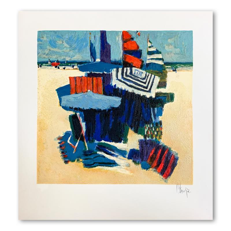 "Beach Hideout" LE 11x11 Serigraph by Claude Fauchere (PA) | Pristine ...