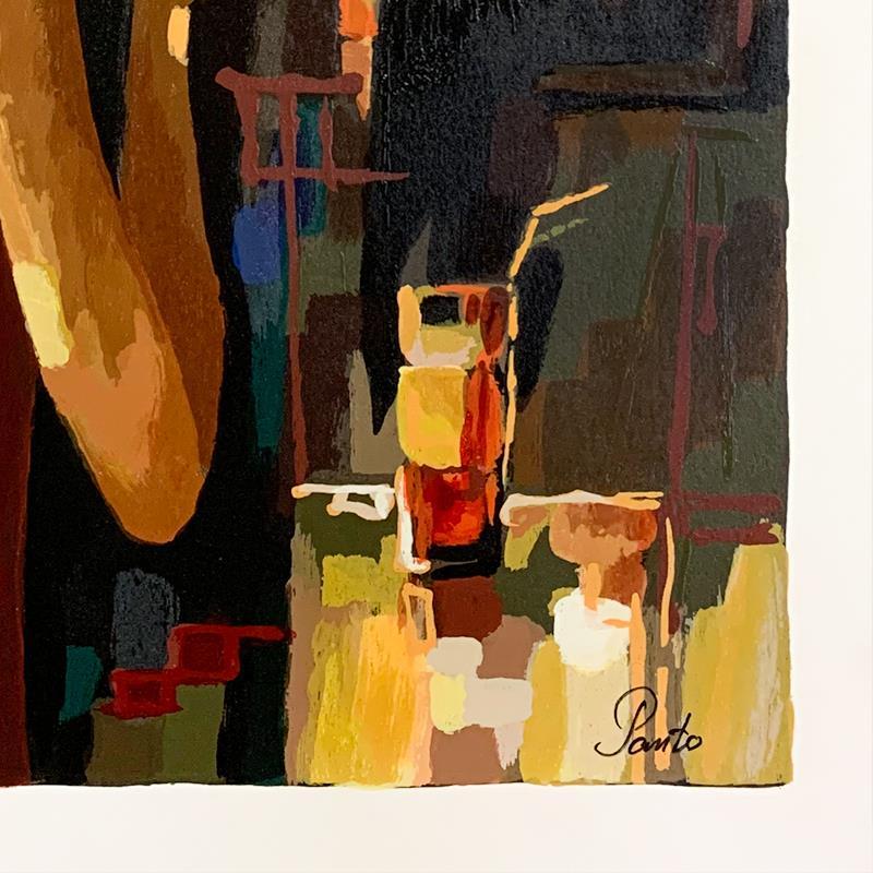 "Red Dress" LE 15x10 Serigraph by Nelly Panto (PA) | Pristine Auction
