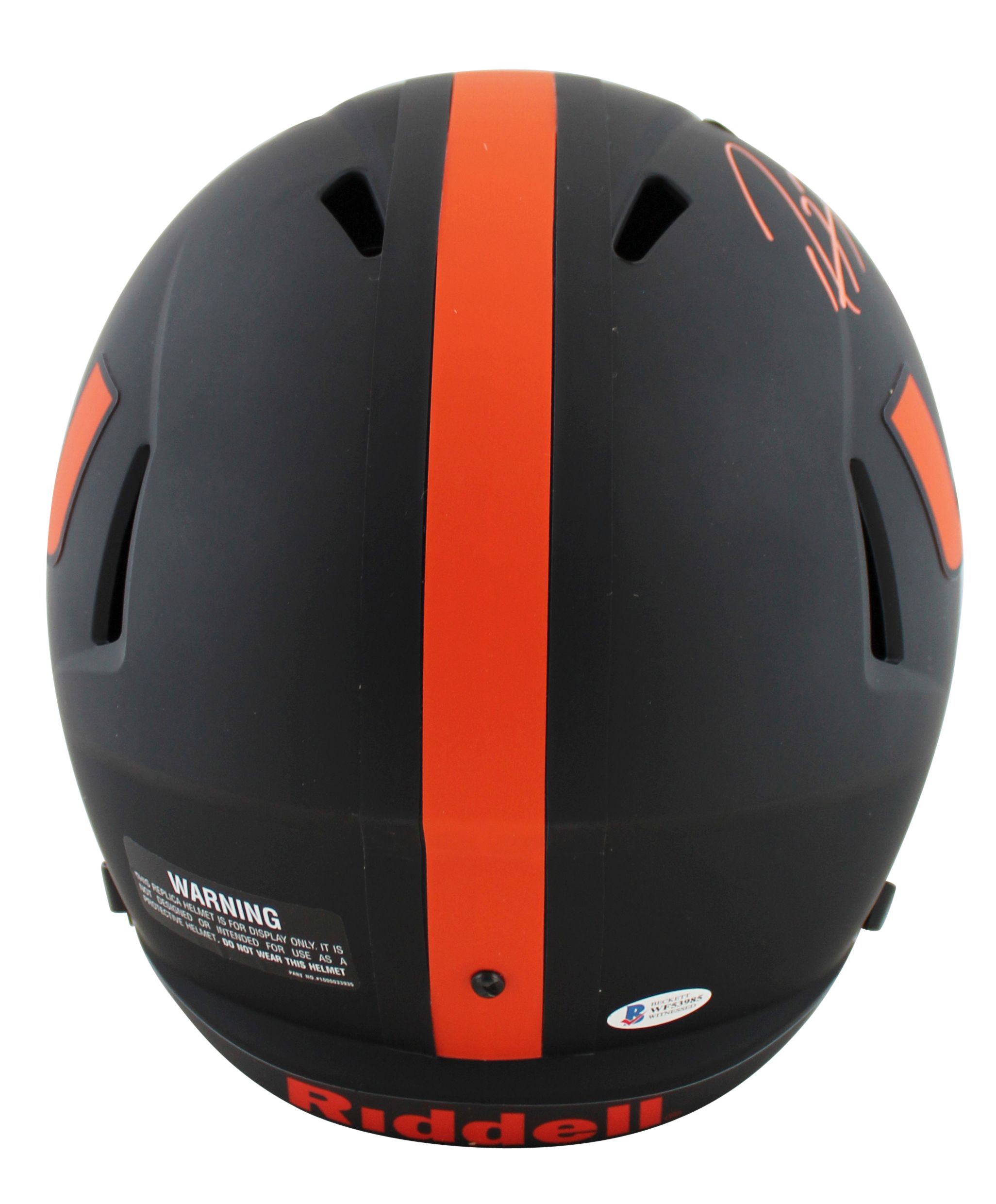 Ray Lewis & Ed Reed Signed Miami Hurricanes Full-Size Eclipse Alternate ...