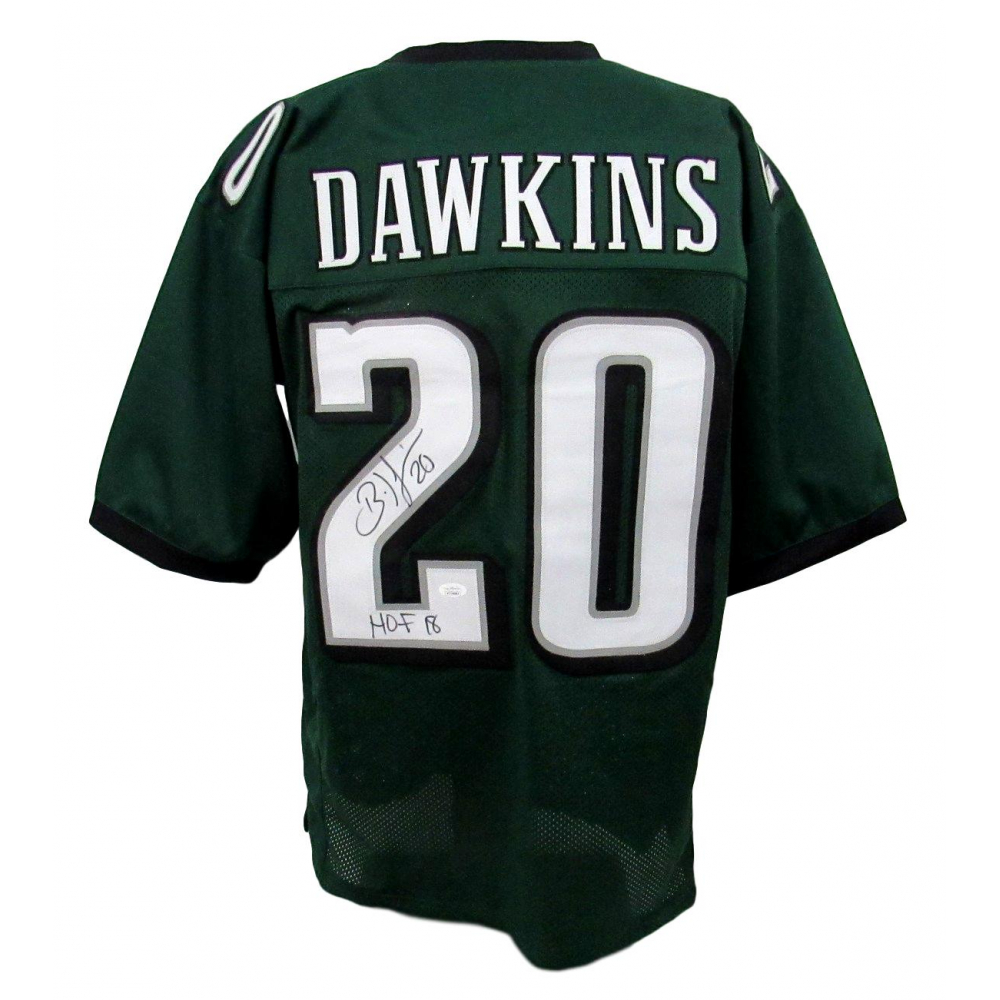 Brian Dawkins Signed Jersey Inscribed "HOF 18" (JSA COA) | Pristine Auction