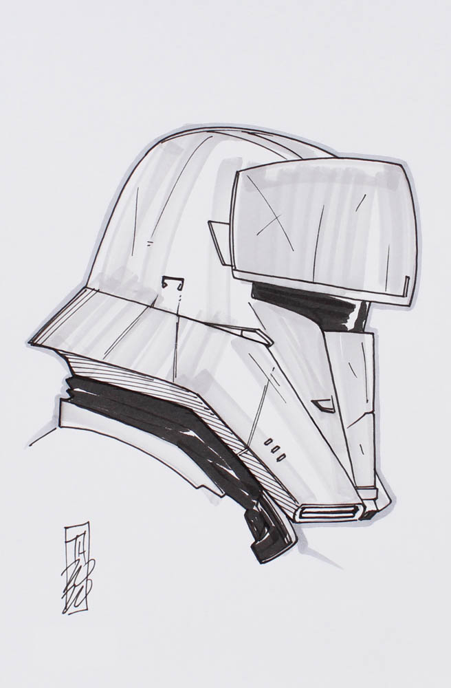 Tom Hodges - Imperial Tank Trooper - "Star Wars" - Signed ORIGINAL 5.5 ...