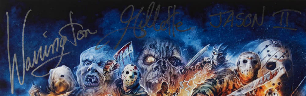 Warrington Gillette Signed "Friday The 13th" 11x17 Photo Inscribed ...
