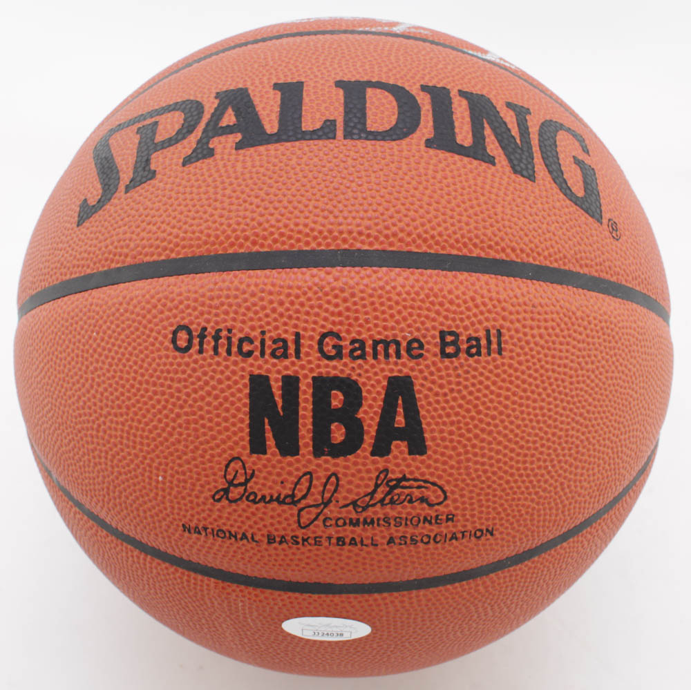 Bob McAdoo Signed Official NBA Game Ball Inscribed "NBA MVP 1975" (JSA ...