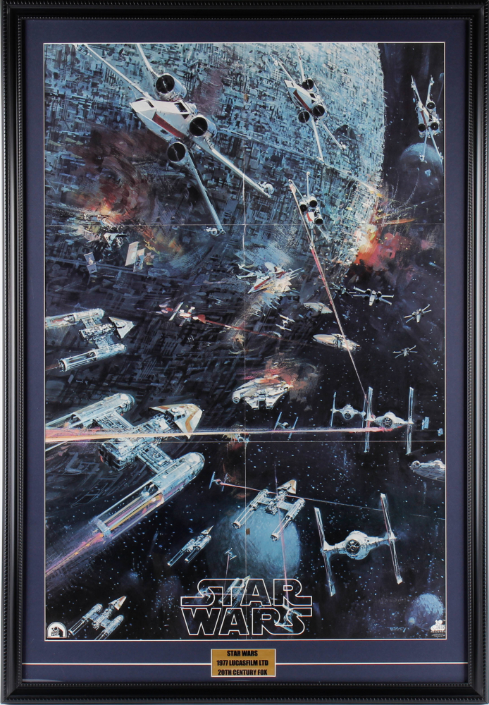 "Star Wars" 25x36 Original 1977 Promotional Poster Display | Pristine ...