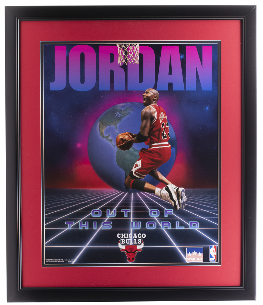 Michael Jordan Bulls Custom Framed Photo Display | Pristine Auction