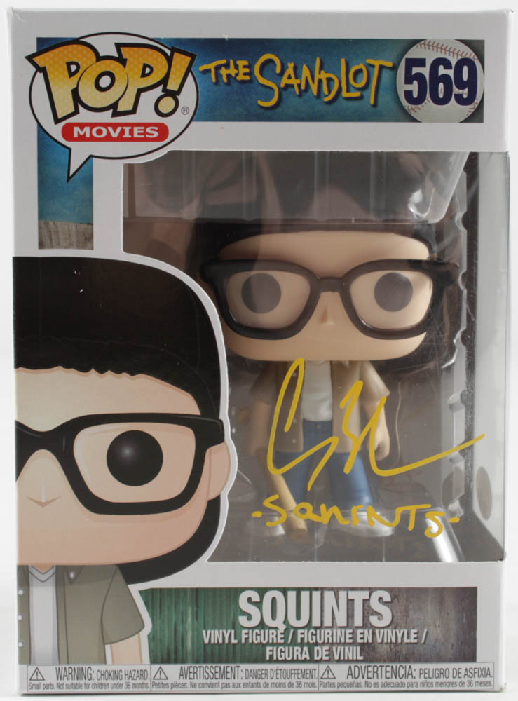 Chauncey Leopardi Signed "The Sandlot" #569 Squints Funko Pop! Vinyl ...