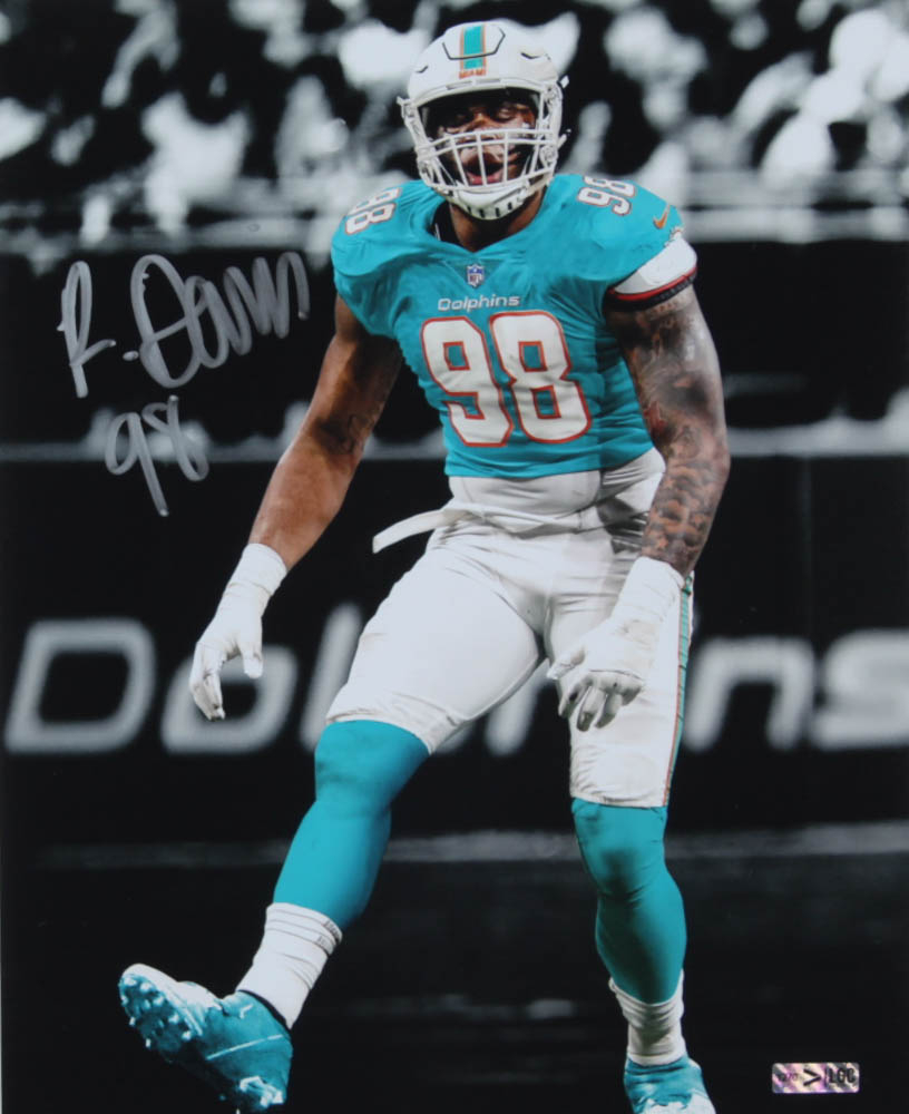Raekwon Davis Signed Dolphins 8x10 Photo (LGC) | Pristine Auction