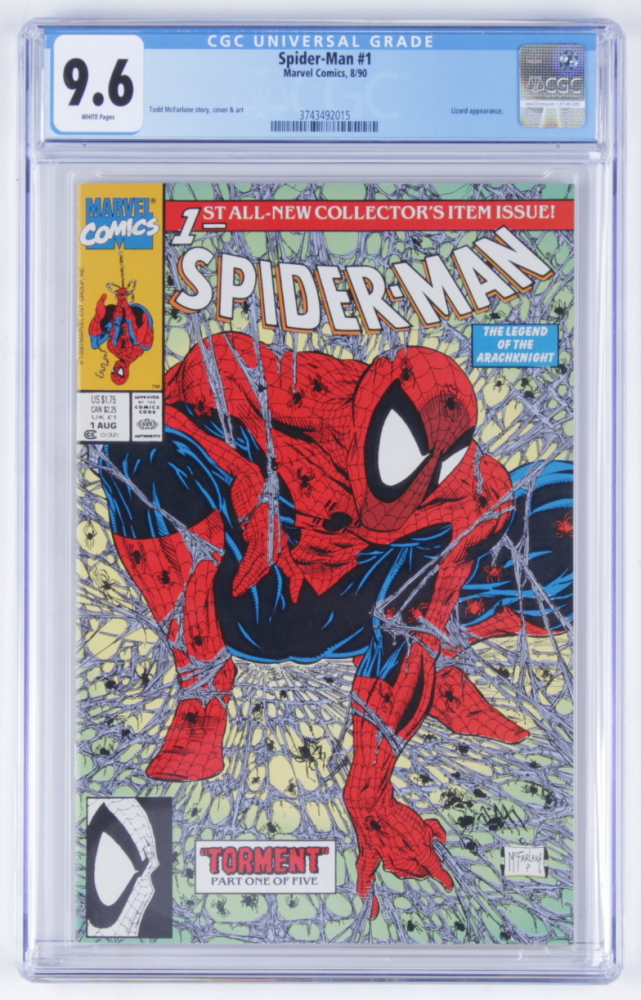 1991 "Spider-Man" Issue #1 Marvel Comic Book (CGC 9.6) | Pristine Auction