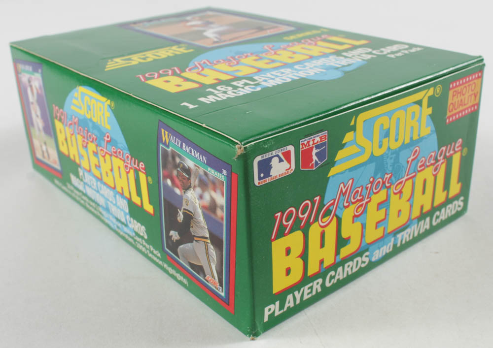 1991 Score Series 1 Baseball Box with (36) Packs | Pristine Auction