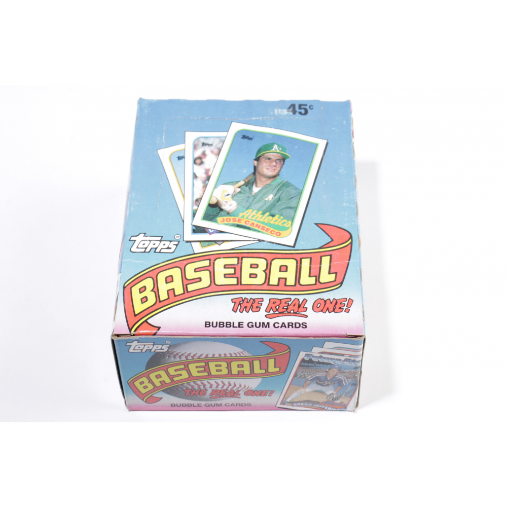 1989 Topps Baseball Box of (36) Wax Packs | Pristine Auction