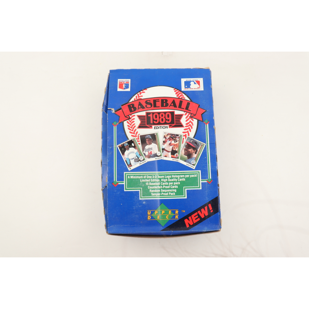 1989 Upper Deck Baseball Low Series Box of (36) Packs | Pristine Auction