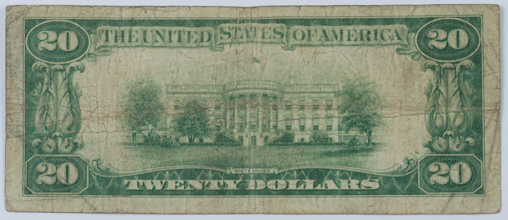 1928 $20 Twenty Dollars Gold Seal U.S. Legal Tender Note | Pristine Auction