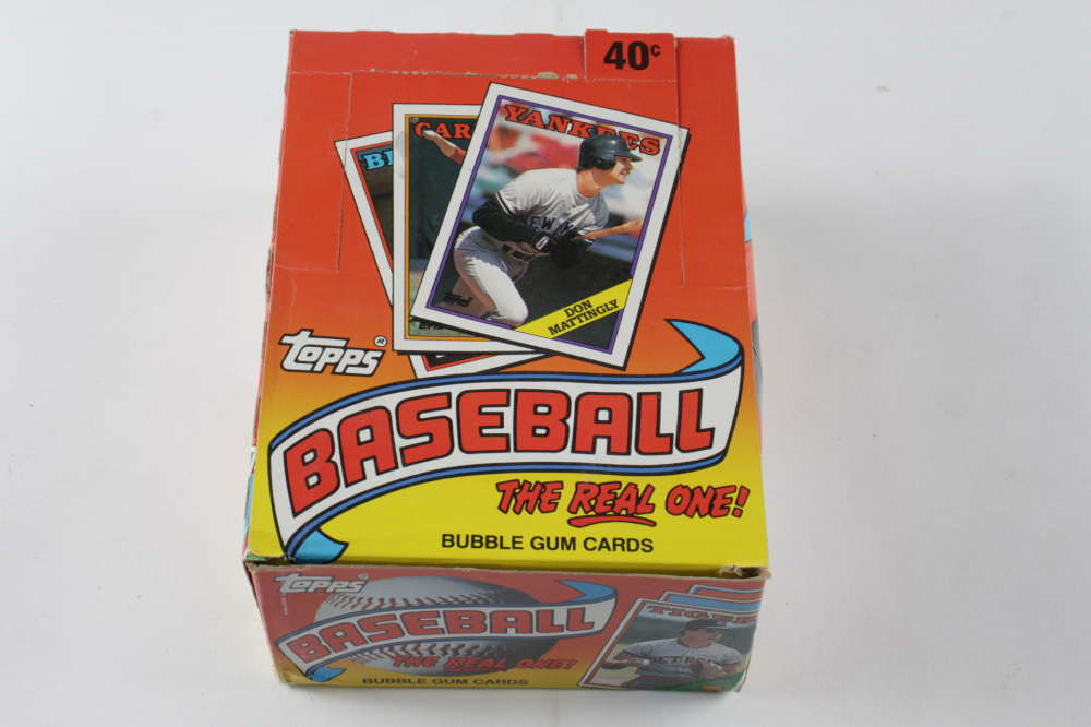 1988 Topps Baseball Wax Box with (36) Packs | Pristine Auction