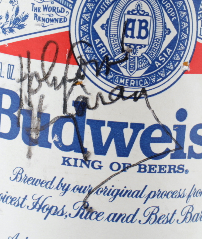 Harry Caray Signed Budweiser Bottle (Beckett COA) | Pristine Auction